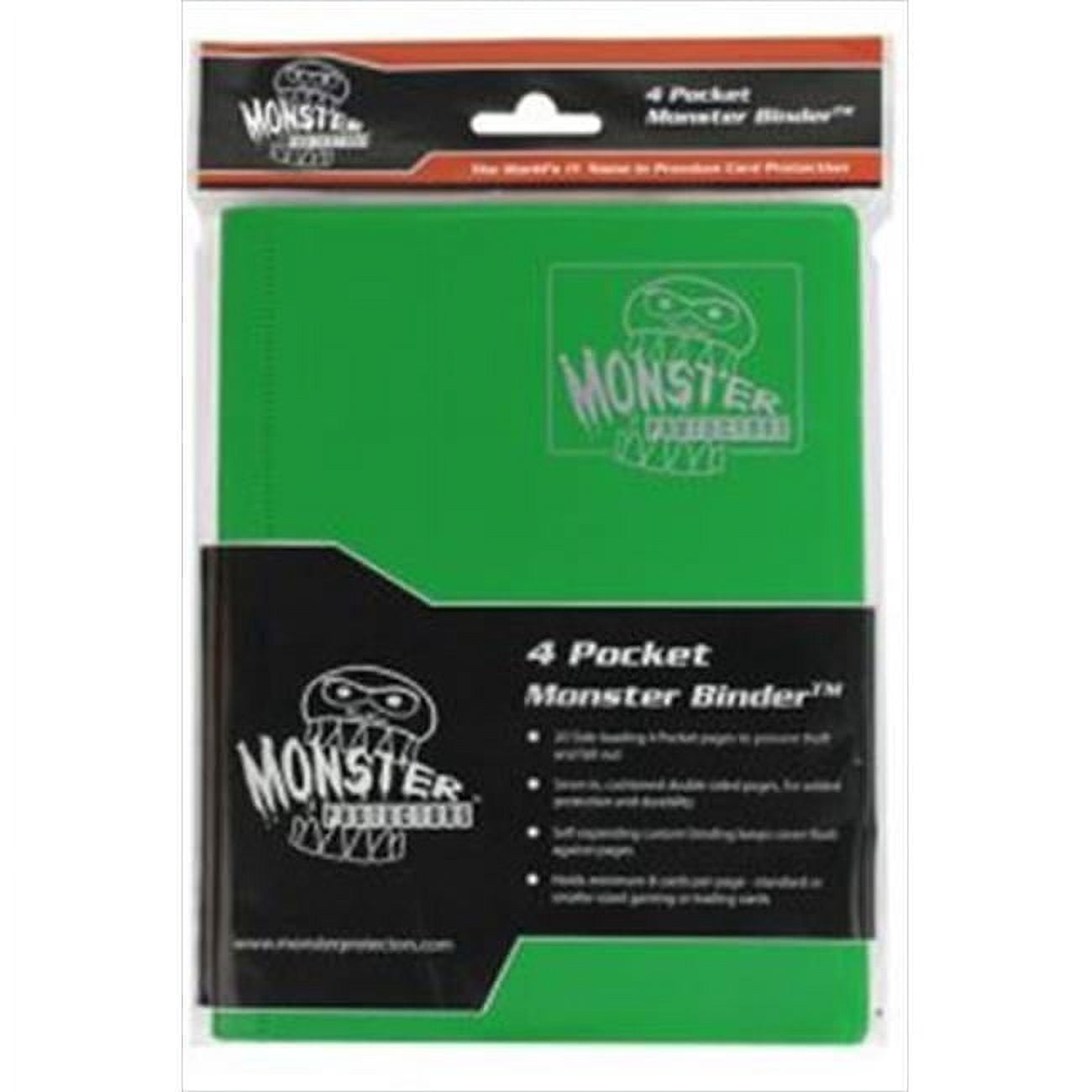 Monster Binders 9PMEG Binder 9 Pocket Monster - Matte Emerald Green ...