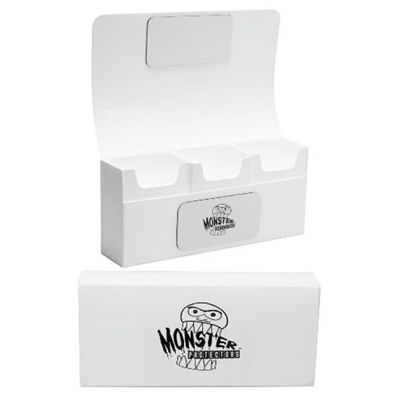 Monster Binders Deck Box-Triple Monster Matte, White - Walmart.com