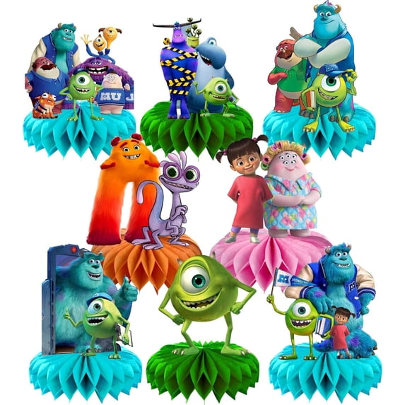 Monster Birthday Party Supplies, Monsters-Inc Theme Party Table ...
