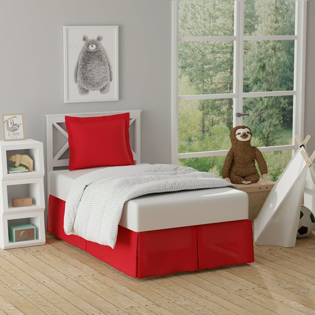 Monster Blocker "Keep The Monsters Away" 15" Drop Length Kids Bed Skirt ...