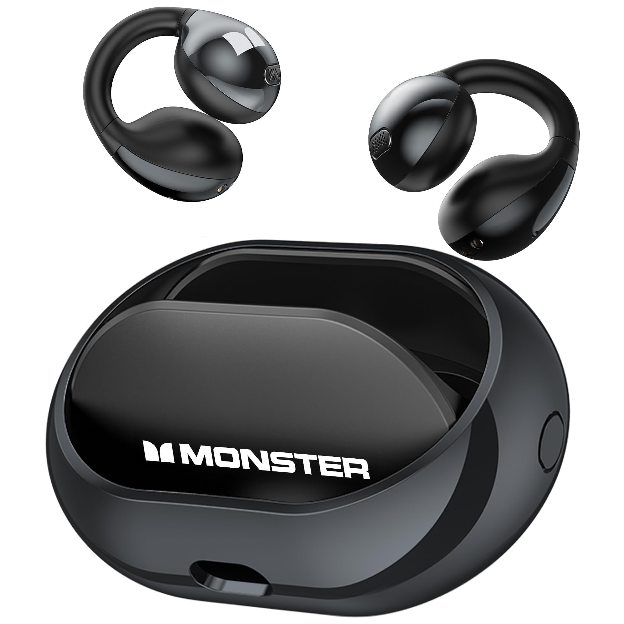 Monster Bluetooth Wireless Headphones Bone Conduction Ear Clip ...