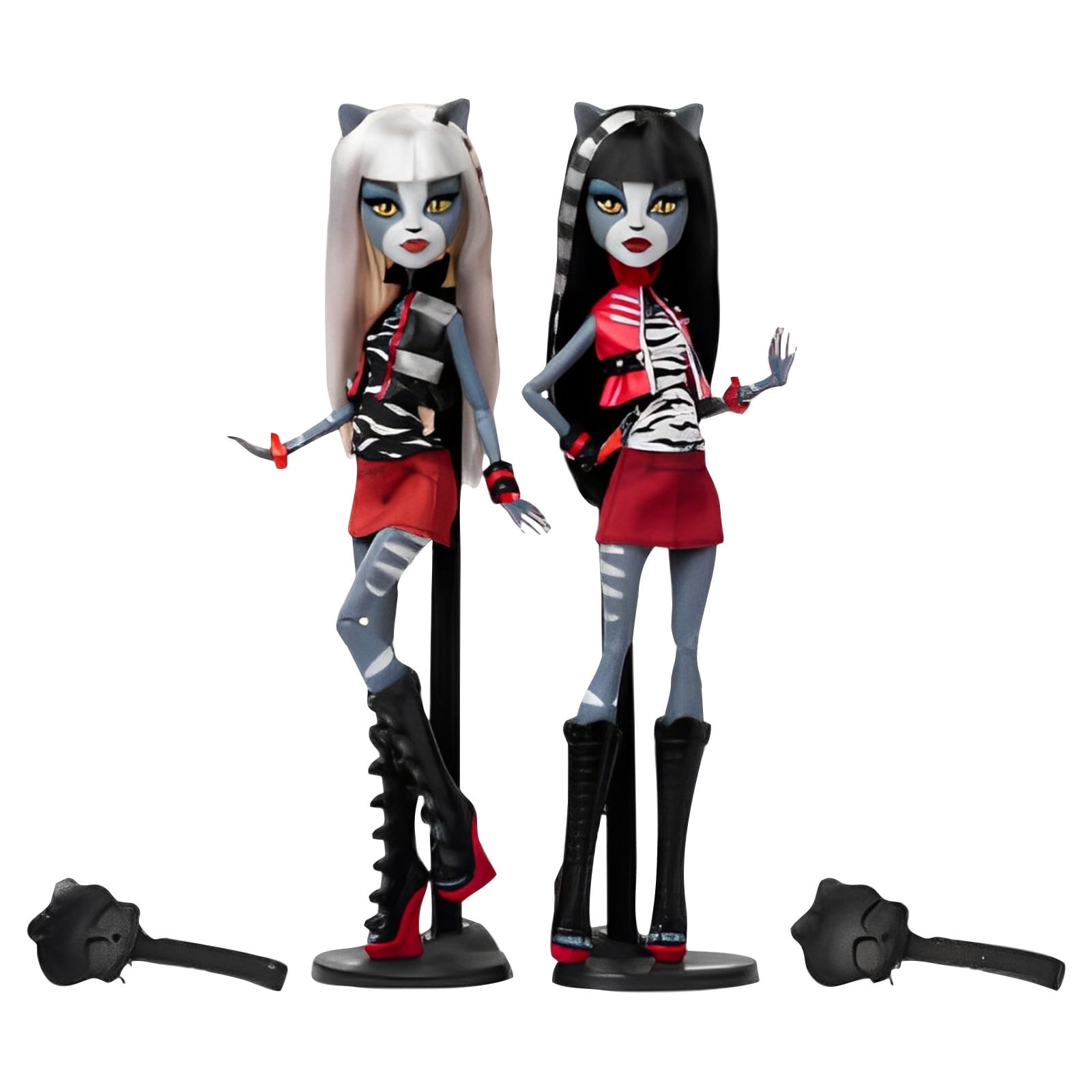 Monster Boo-riginal Creeproduction Doll High, 7.8" Meowlody and ...