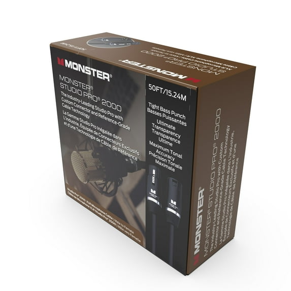 Monster Cable 50 ft. Studio Pro 2000 Microphone Cable - Walmart.com
