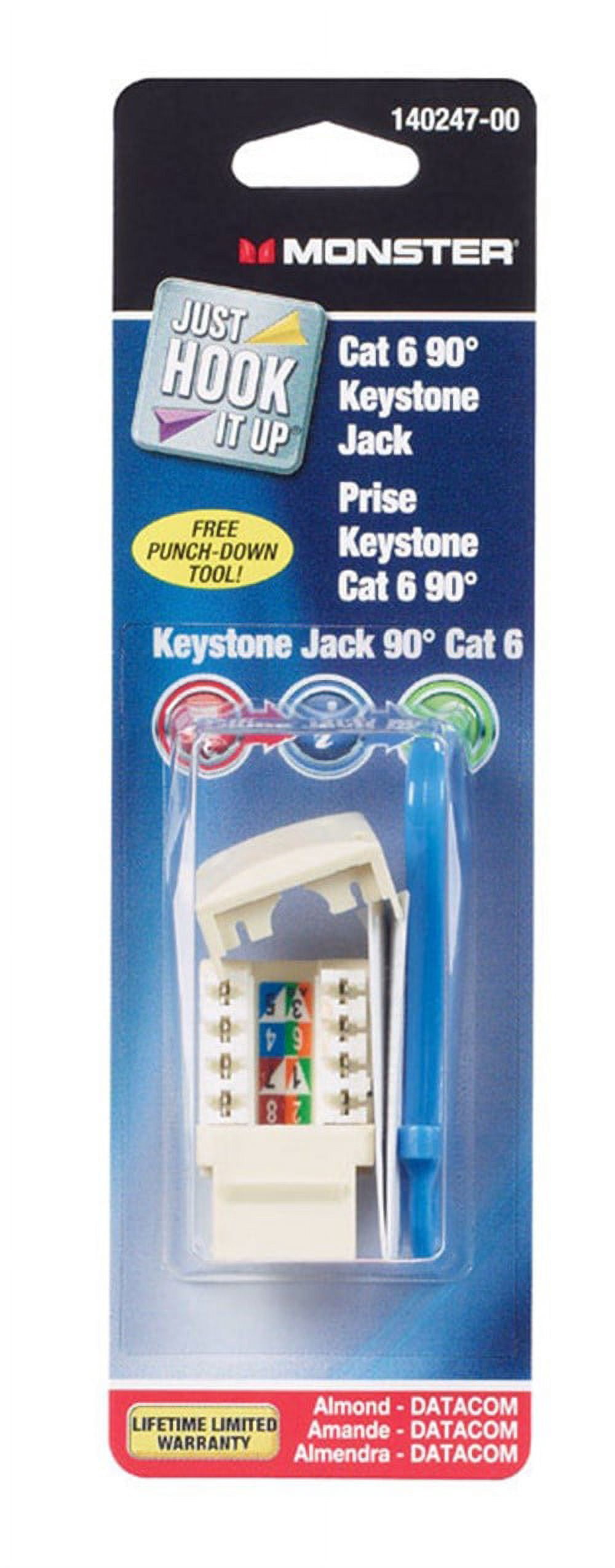 Monster Cable Keystone Jack - Walmart.com
