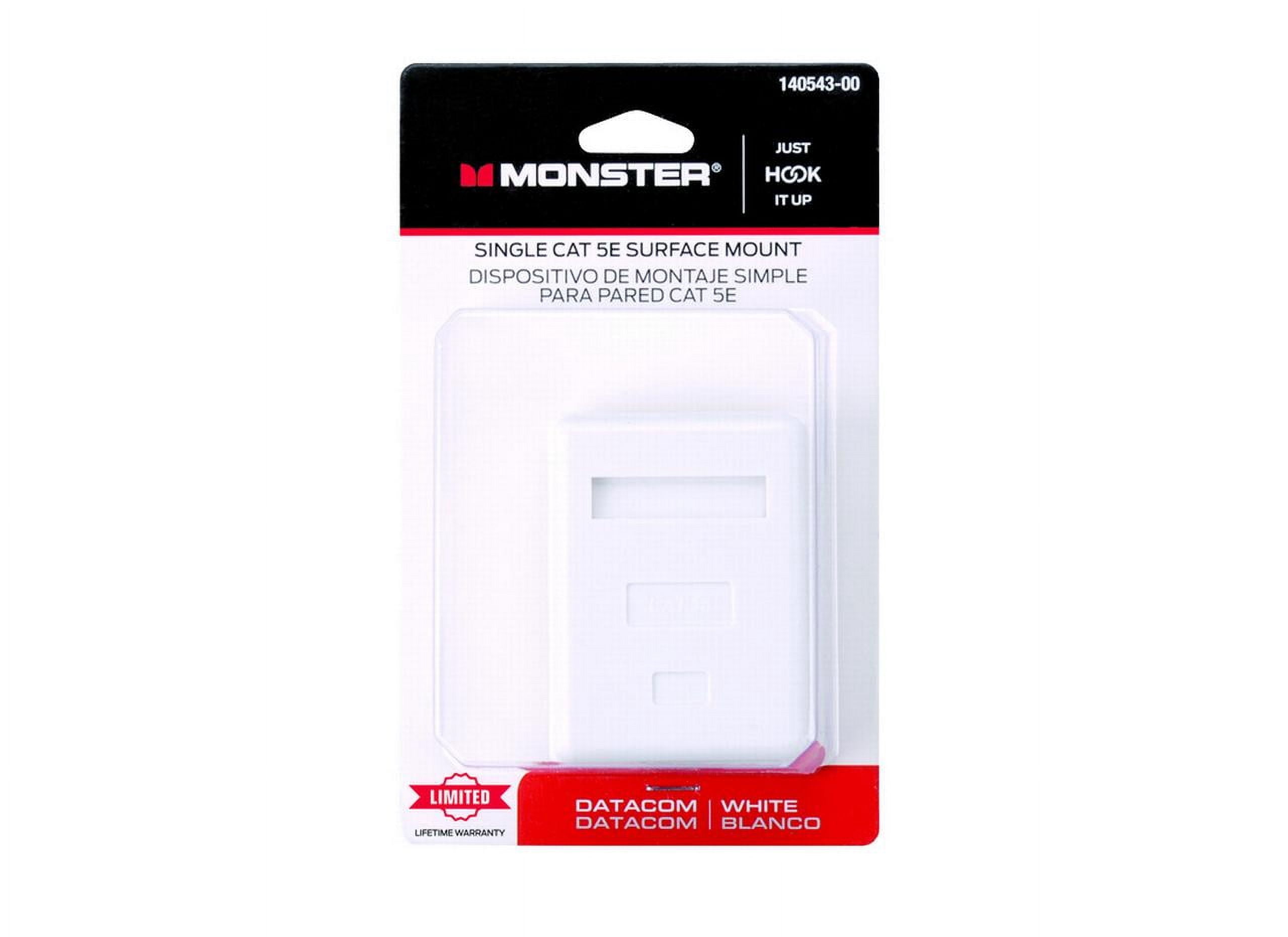 Monster Just Hook It Up 0 ft. L Surface Mount Housing CAT 5E - Walmart ...