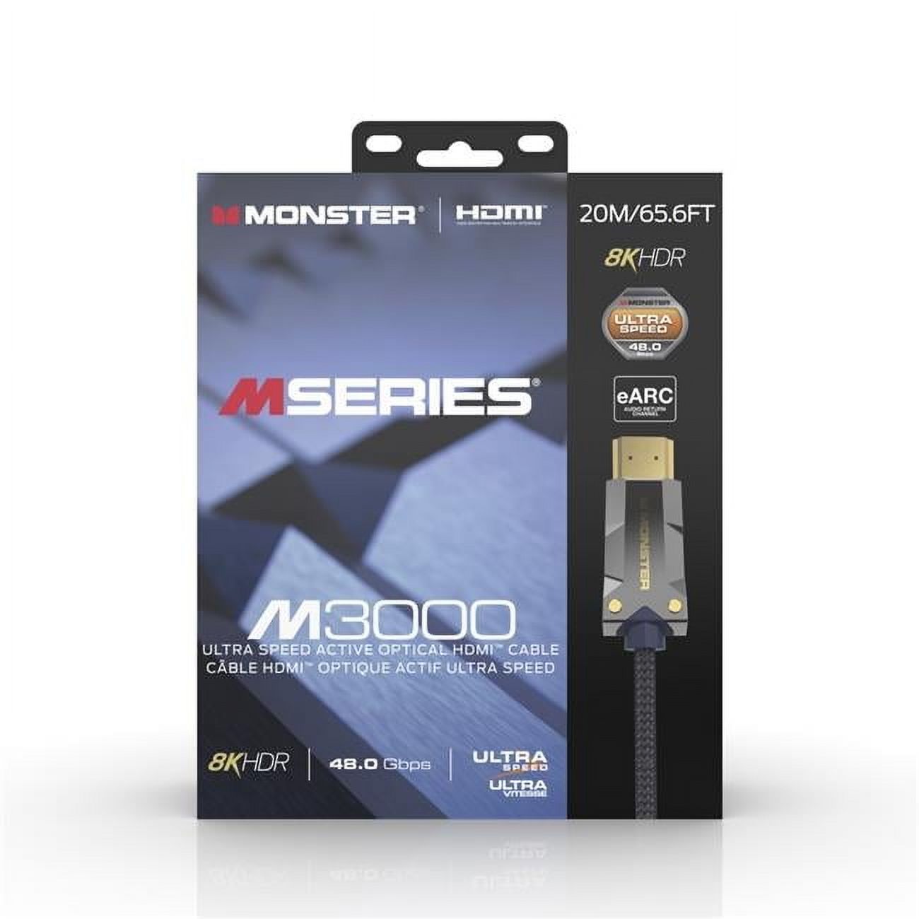 Monster Cable VMM20012-U M3000 HDMI 2.1 Cable - 20 m - Walmart.com