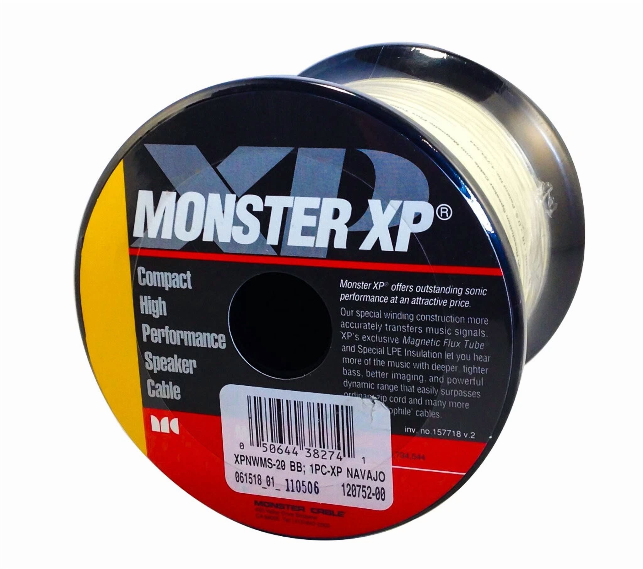 Monster Cable Xp High Performance Speaker Wire In Navajo White - 20 Ft ...