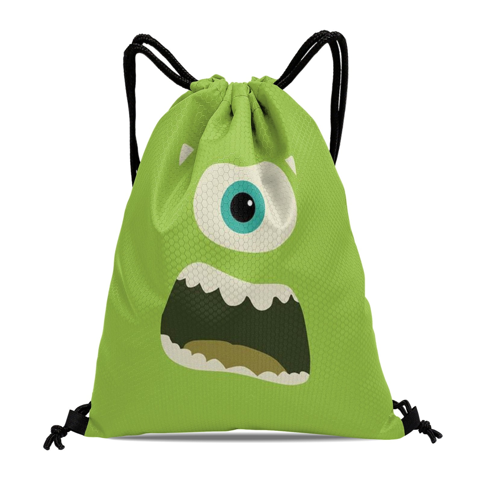 Monster Characters Drawstring Gym Bag:Waterproof and perfect for hiking ...