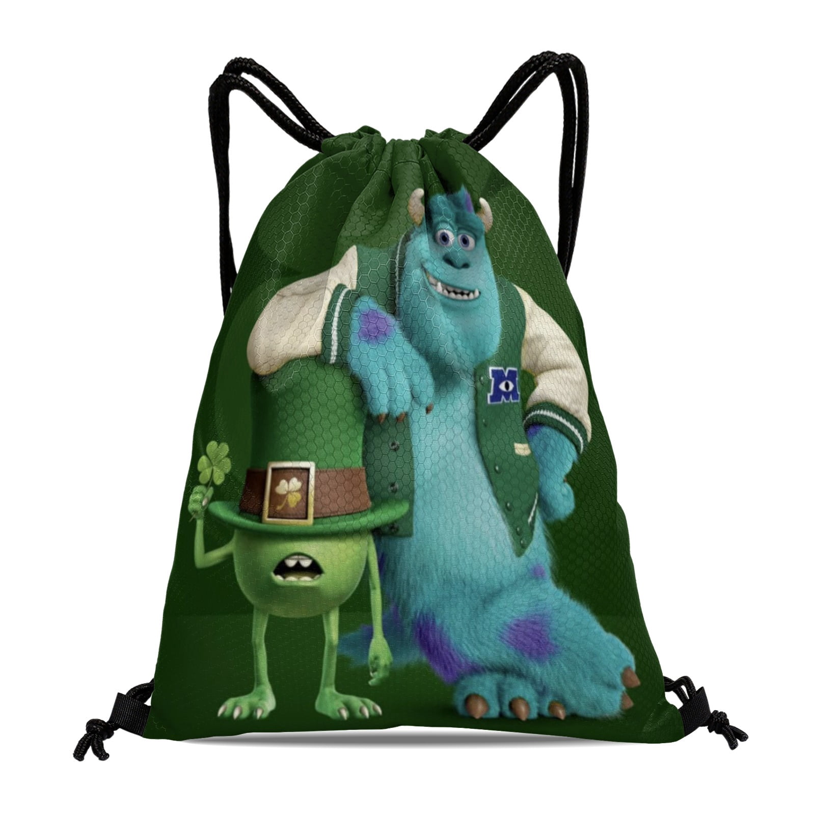 Monster Characters Gym Drawstring Backpack:Waterproof design, ideal for ...