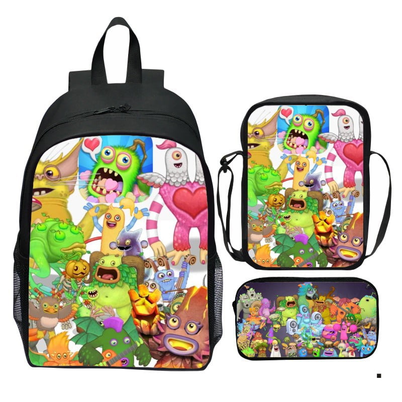 Monster Choir My Singing Monster Three-Piece Set Backpack Cartoon ...