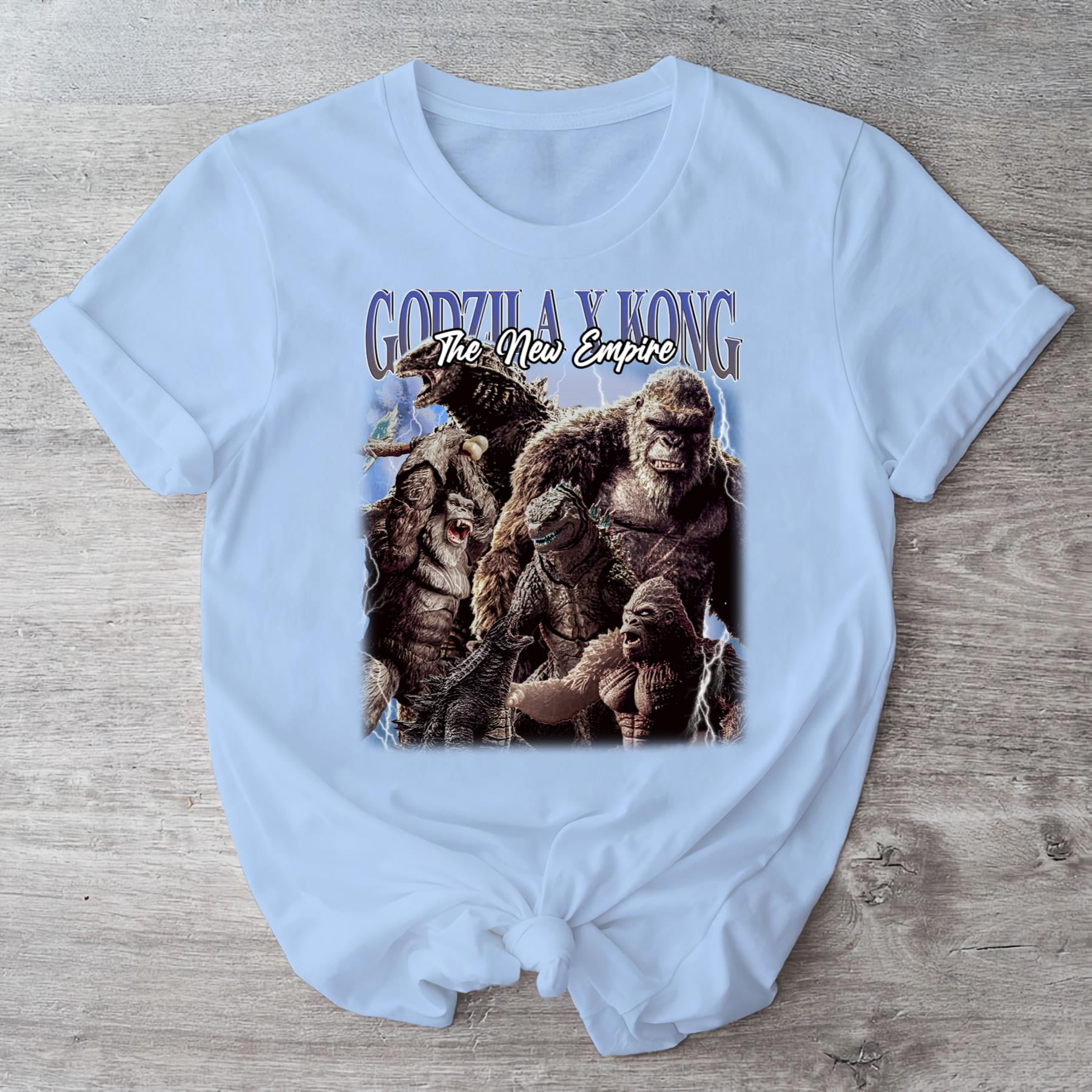 Monster Clash Empire Battle Shirt, Titan vs Titan Sci-Fi Graphic Tee, Action Creature Movie Fan ...