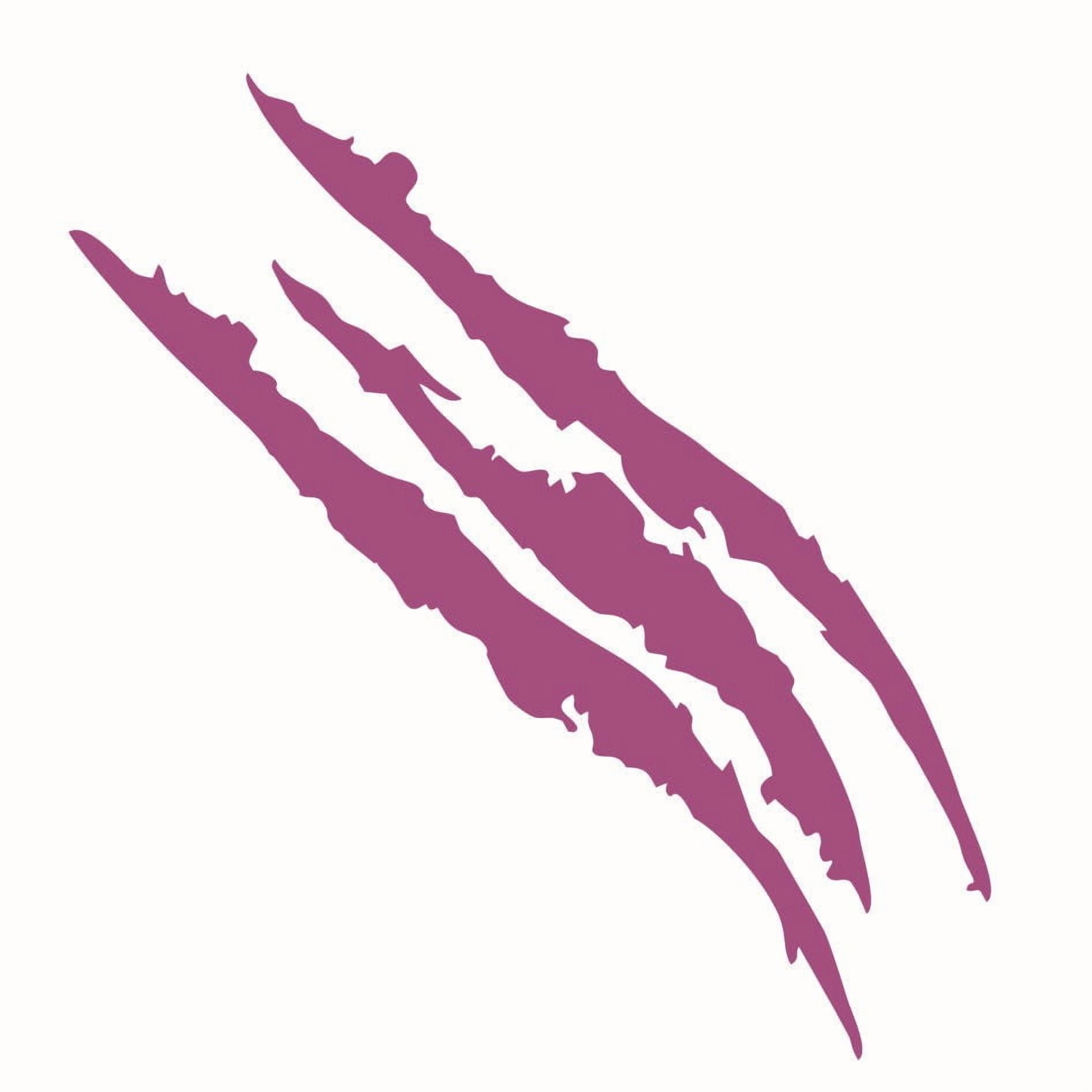 Monster Claw Marks Sticker, Headlight Car Sticker Stripes Scratch Decal ...