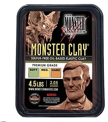 Monster Clay Premium Grade Modeling Clay (4.5lb) - Walmart.com