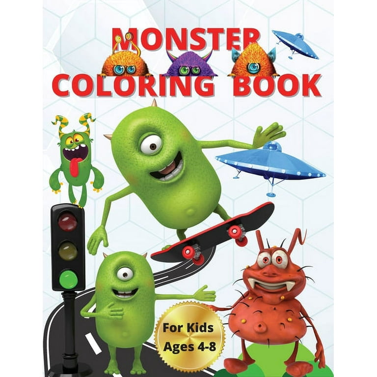 little monsters coloring pages