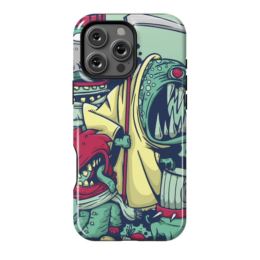 Monster Colors Tough Cases Vibrant Creatures for iPhone 11-17 ...