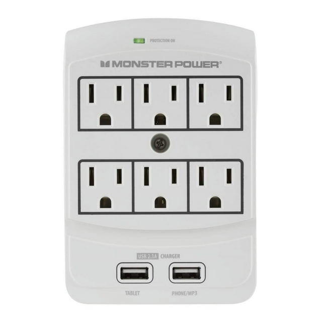 6 OTLT WALL TAP W/USB - Walmart.com