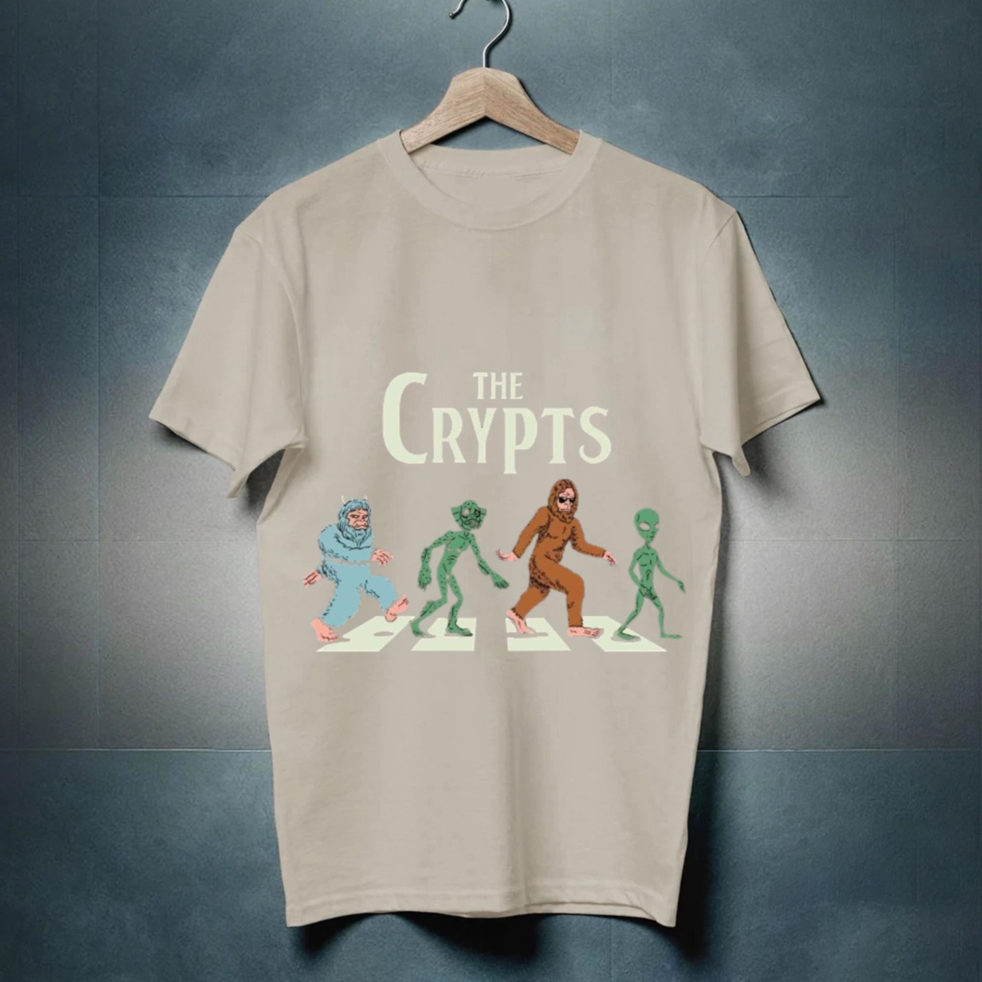 Monster Crossover Walking Shirt, Funny Cryptid Creatures Design -C ...