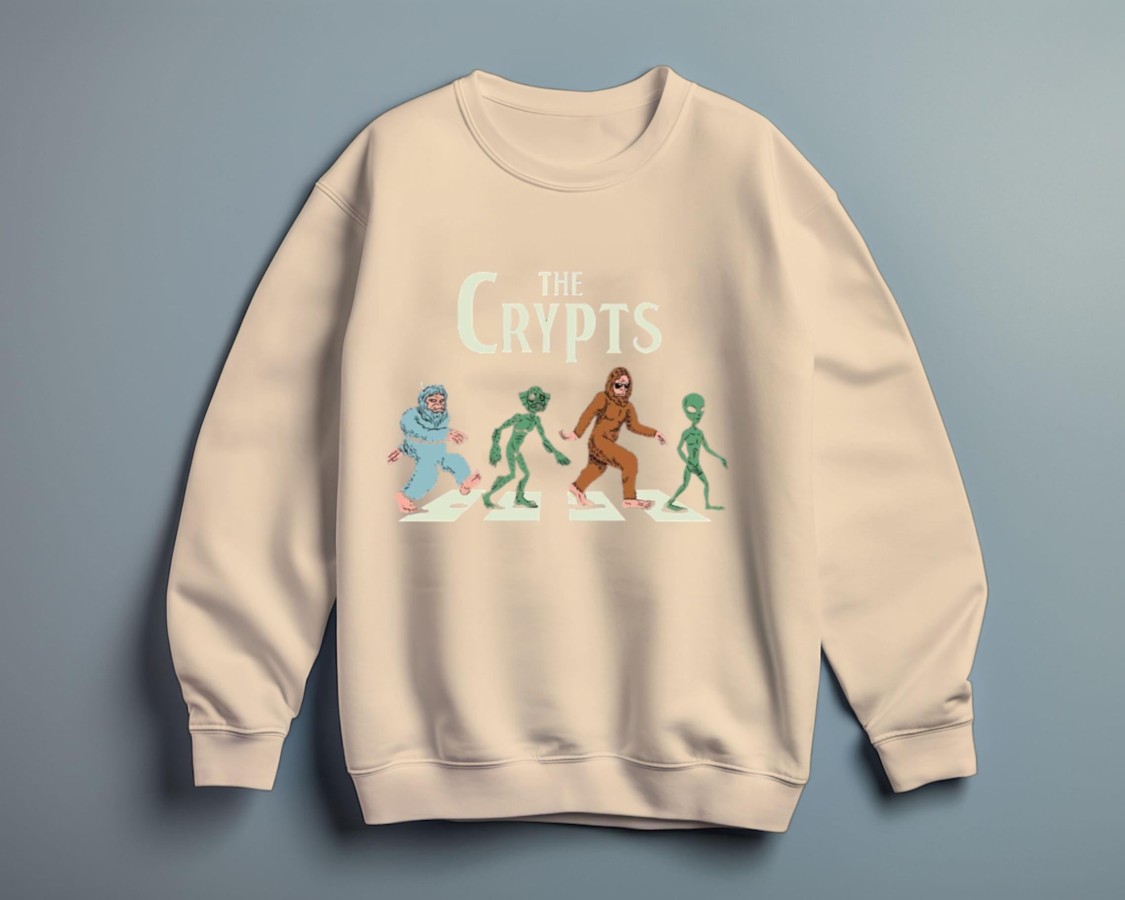 Monster Crossover Walking Shirt, Funny Cryptid Creatures Design -C ...