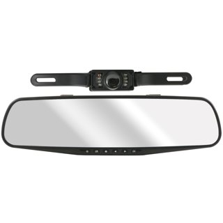 Pyle PLCM7200 7 Inch Rearview Mirror Monitor Screen Backup Camera w ...