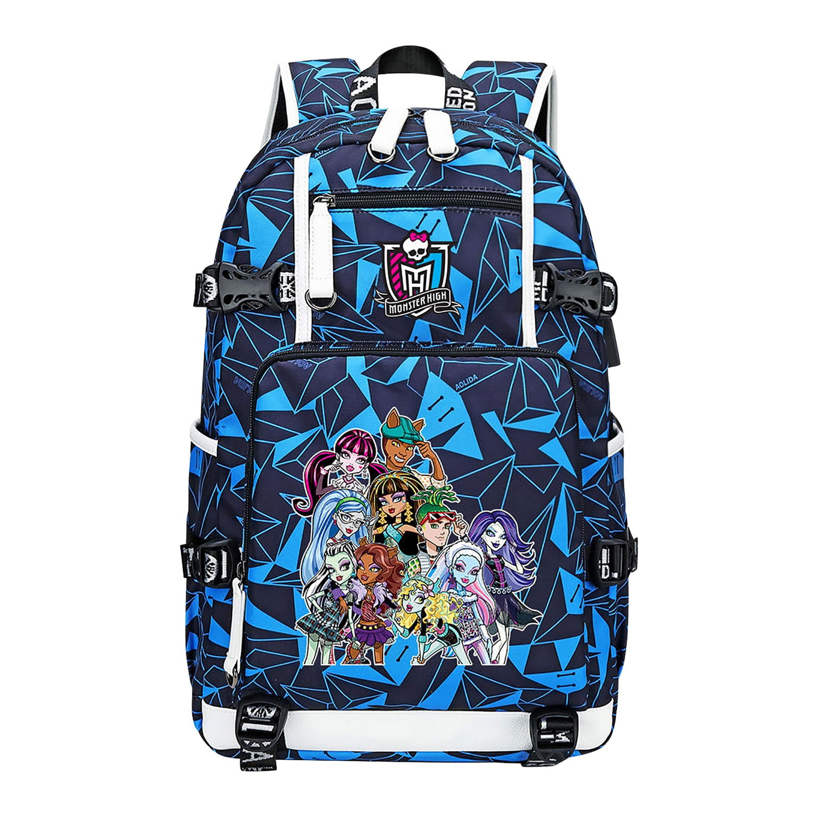 Monster Doll High Backpack for Students - Cute Cartoon Printed Backpack ...
