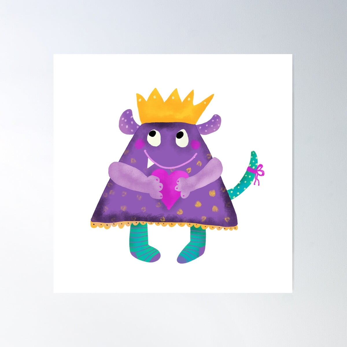 Monster Elsa Poster Wall Art, Modern Wall Decor For Living Room Bedroom ...