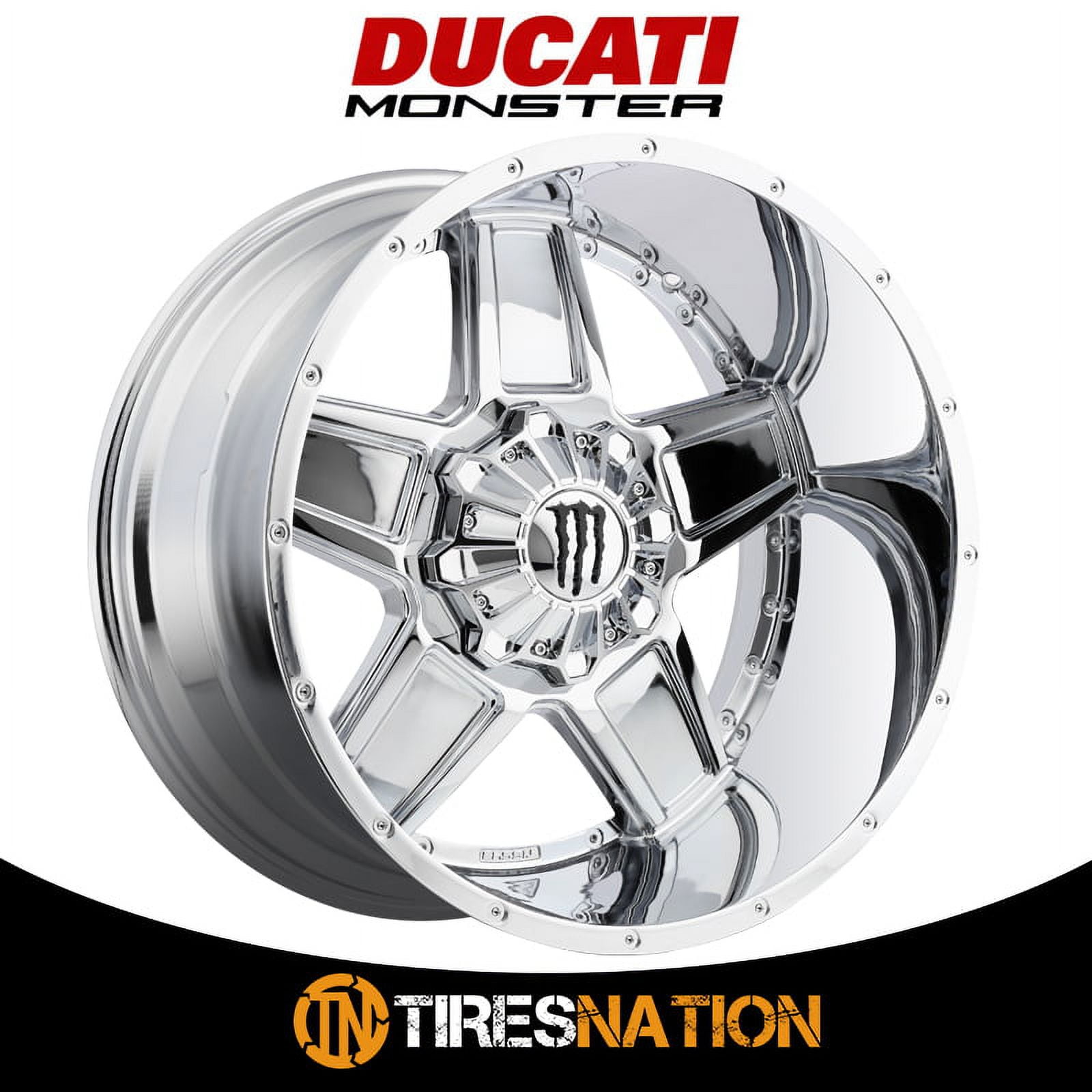 Monster Energy 543C Chrome 20x9 8x6.5 18mm (543C-2098118) - Walmart.com