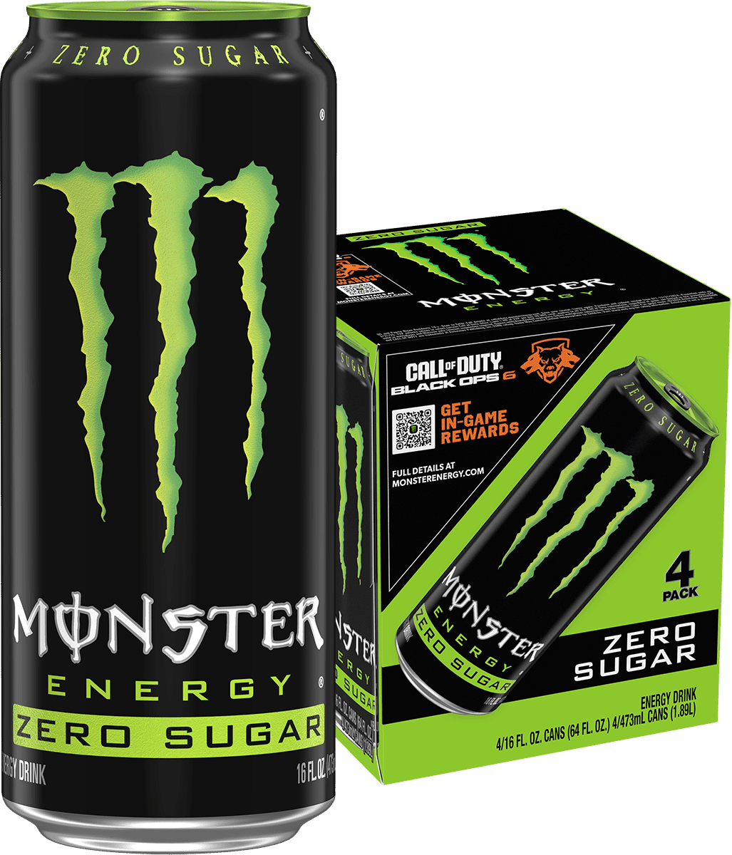 Monster Energy Absolutely Zero Energy Supplement, 4pk - Walmart ...