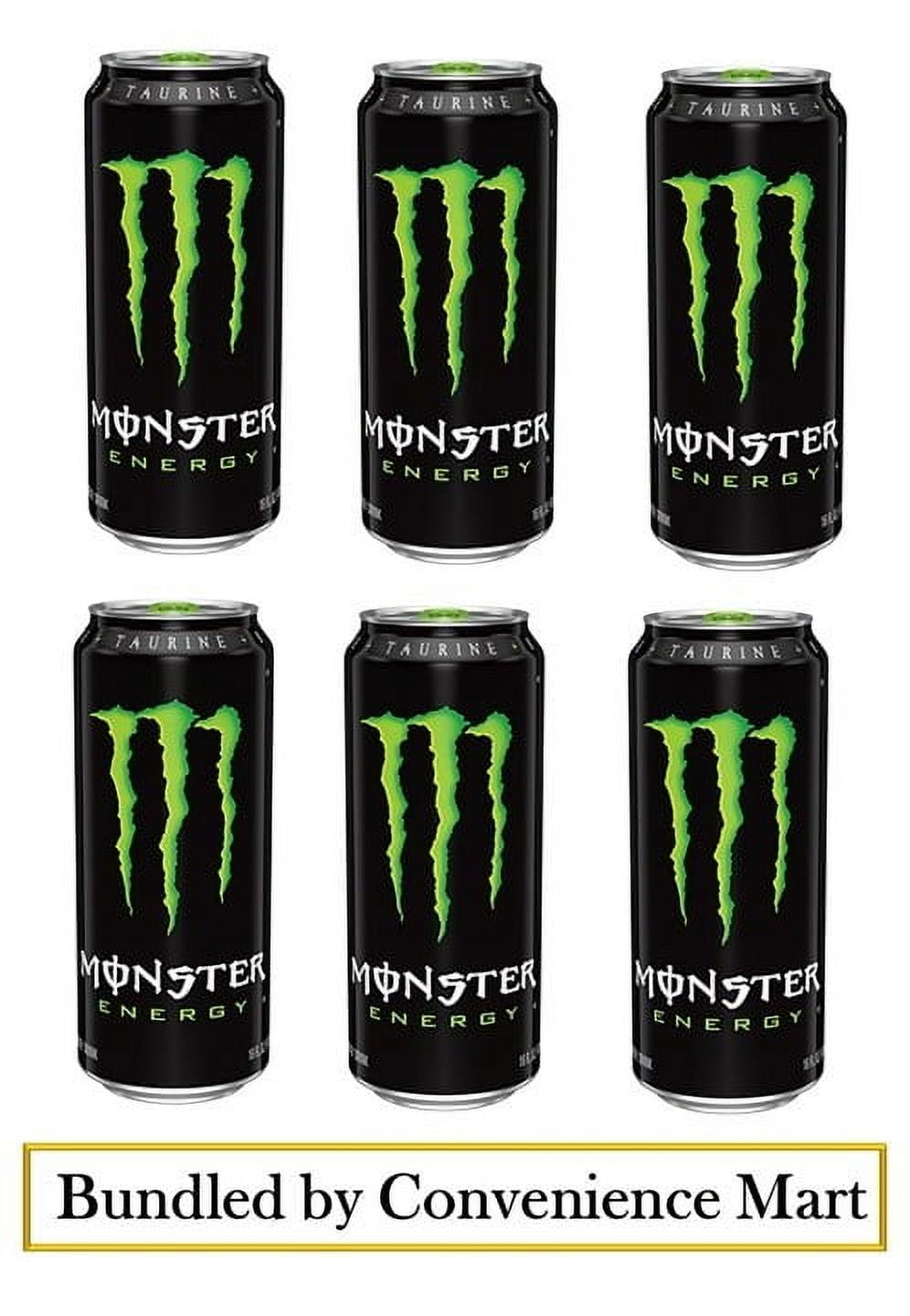 Monster Energy Drink 16 fl oz, Cans Pack of 6 (Bundled By Convenience ...