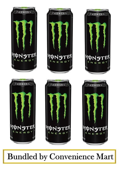Monster Energy Drink 16 fl oz, Cans Pack of 6 (Bundled By Convenience ...