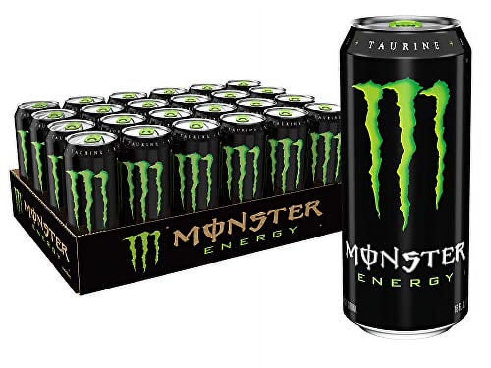 Monster Energy Drink, Green, Original, 16 Fl Oz (Pack of 24) - Walmart.com
