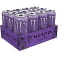 Monster Energy Drink, Ultra Violet, 473mL, Pack of 12, Citrus Grape ...