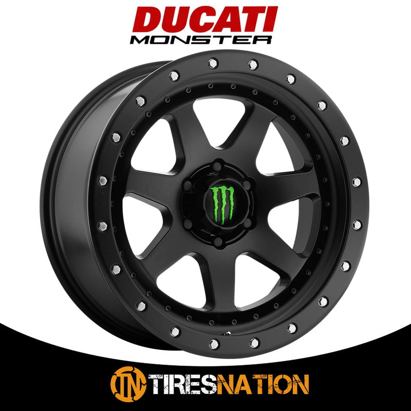 Monster Energy Edition 540B All Black Wheel Rim, 18" x 9" - Walmart.com