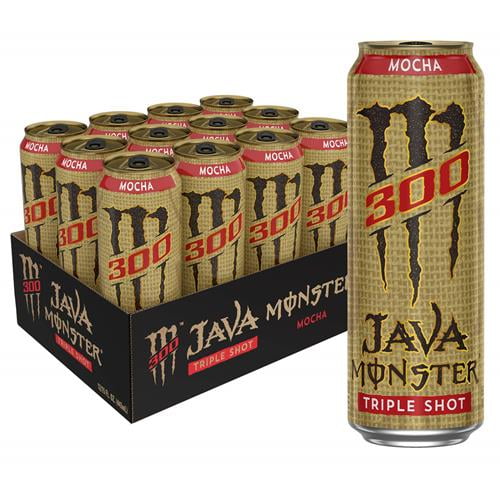 Monster Energy Java 300 Triple Shot Robust Coffee + Cream,15 Fl Oz ...