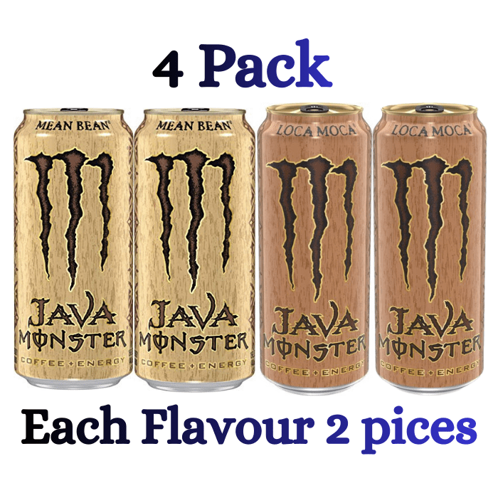 Monster Energy Java, Loca Moca , Mean Bean, Energy + Coffee, Energy ...