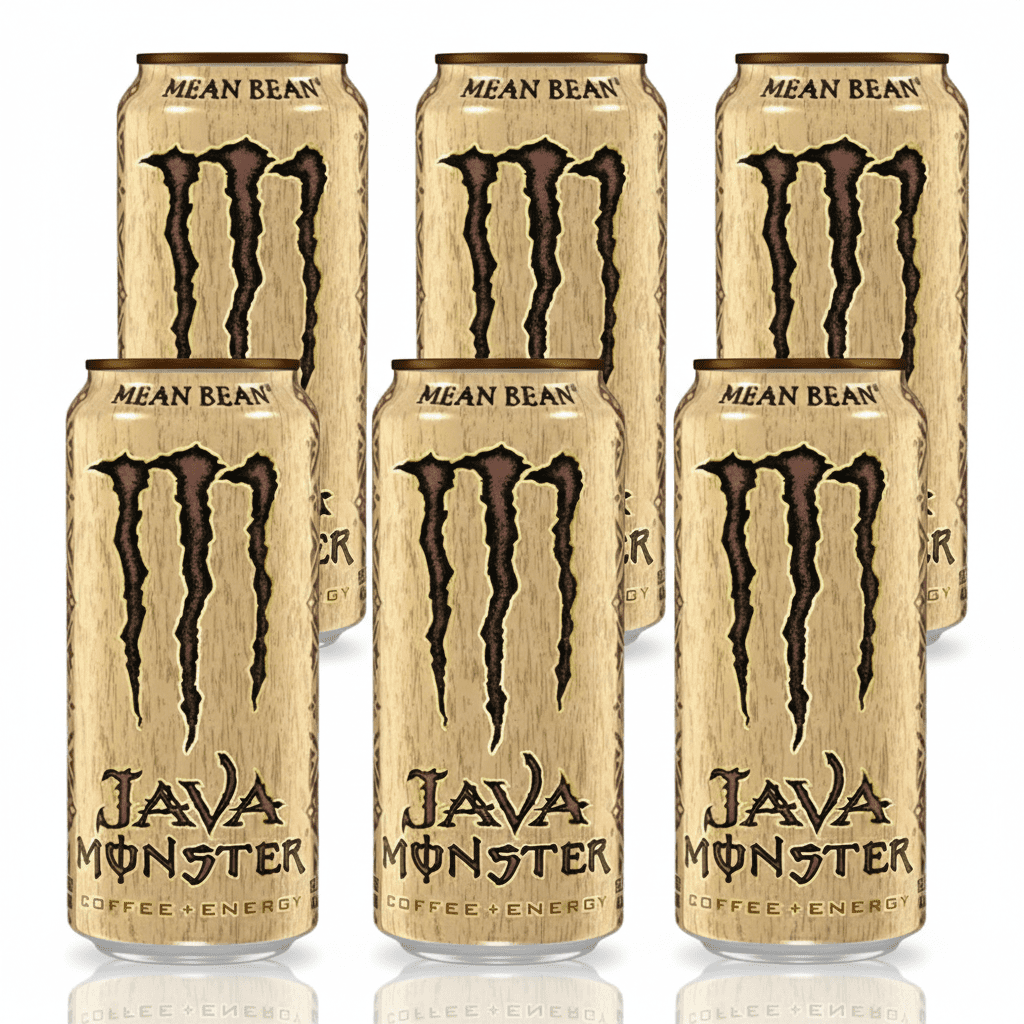 Monster Energy Java Monster Mean Bean, Coffee + Energy Drink, 15 Ounce ...