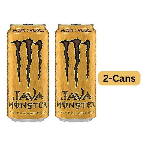 Monster Energy Java Monster Salted Caramel I Coffee + Energy Drink, 15 ...