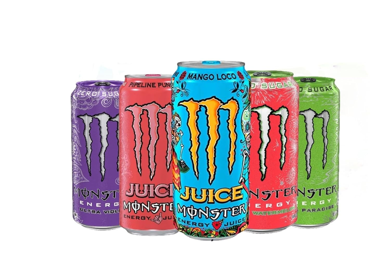 Monster Energy Juice + Drink, Energy Drink, 16 Ounce Can Variety Pack ...