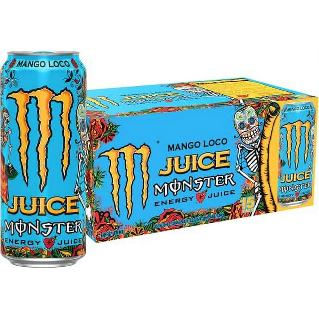 Monster Energy Juice Monster Mango Loco, Energy + Juice, Energy Drink ...
