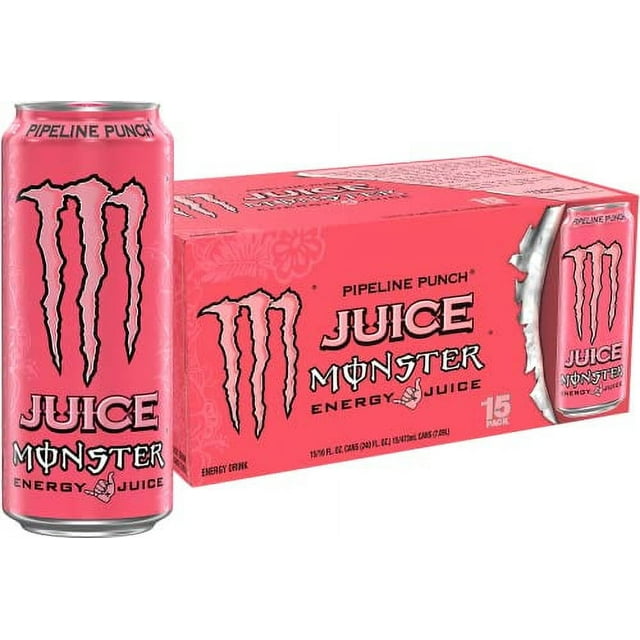 Monster Energy Juice Pipeline Punch, Energy + Juice, Energy Drink, 16 ...