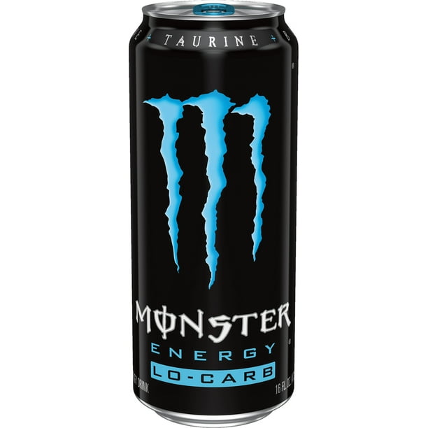 Monster Energy Lo-Carb, Energy Drink, 16 fl oz - Walmart.com
