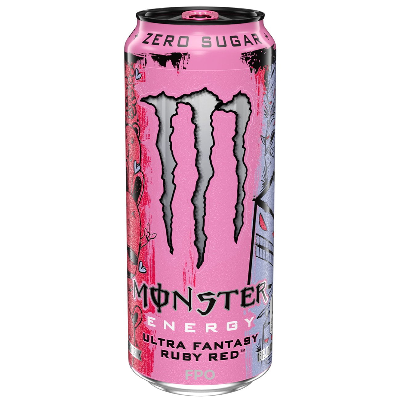 Monster Energy Monster Ultra Fantasy Ruby Red Single - 16 oz (Packaging ...