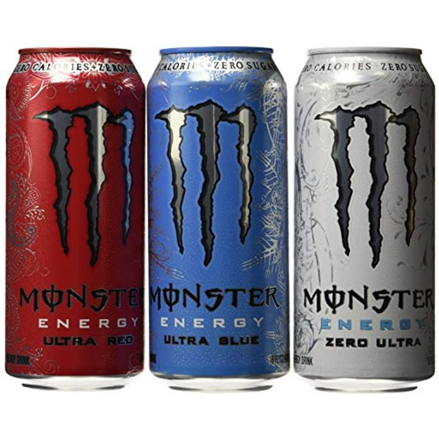 Monster Energy Monster Ultra Variety Pack, 24 Count - Walmart.com