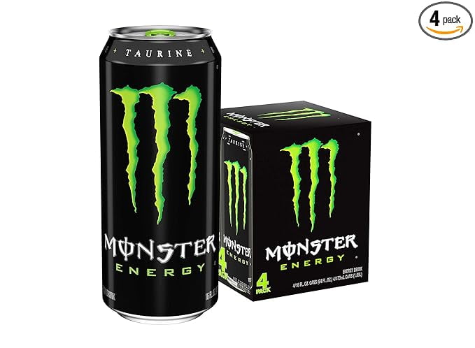 Monster Energy, Original, 16 Ounce (Pack of 4) - Walmart.com