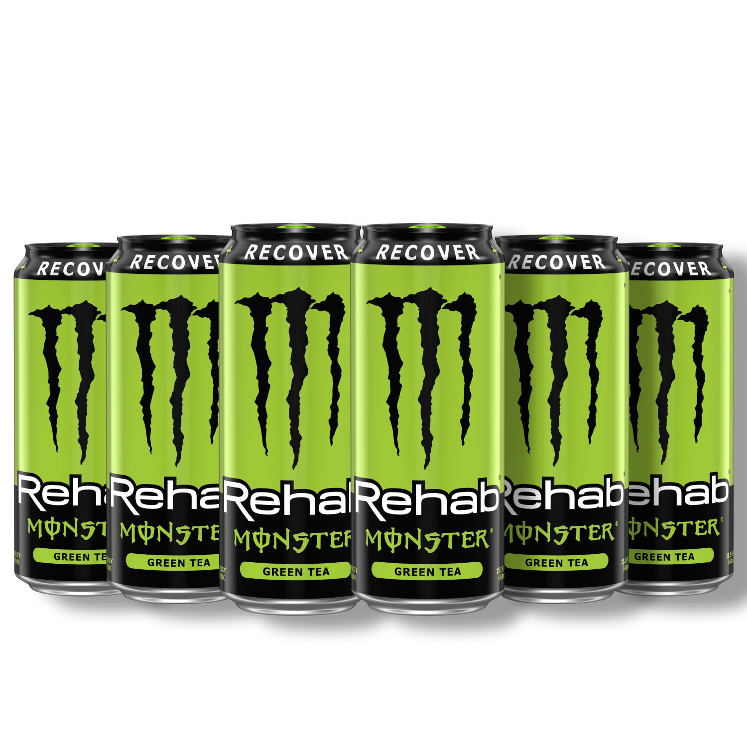 Monster Energy Rehab Green Tea + Energy, Energy Iced Tea, Energy Drink ...