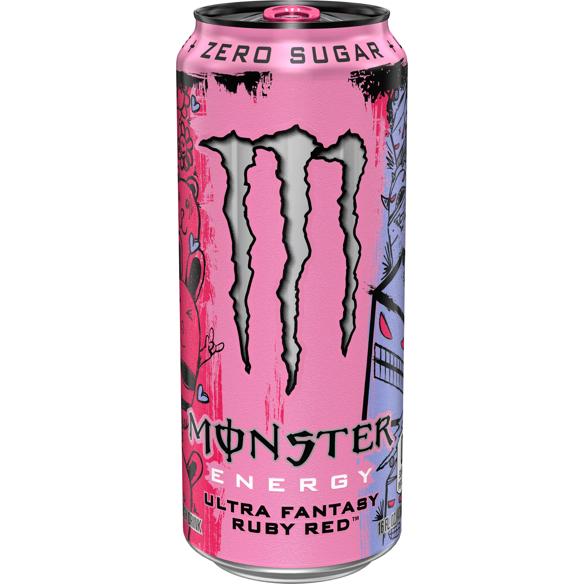 Monster Energy Ultra Fantasy Ruby Red, 16 Oz Can - Walmart.com