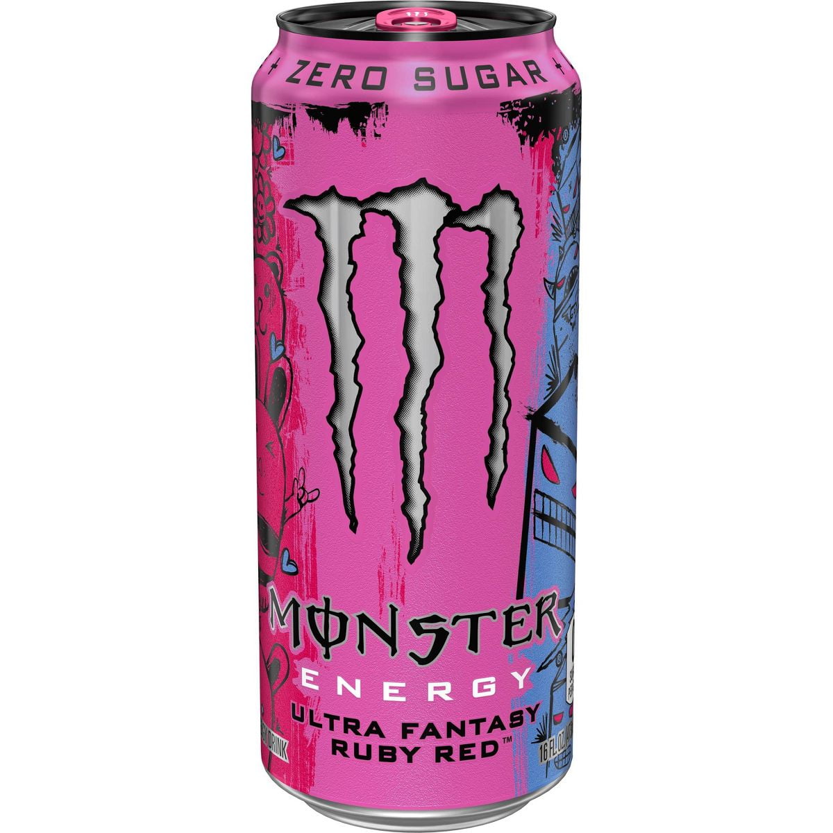 Monster Energy Ultra Fantasy Ruby Red Energy Drink - 16 fl oz Can ...