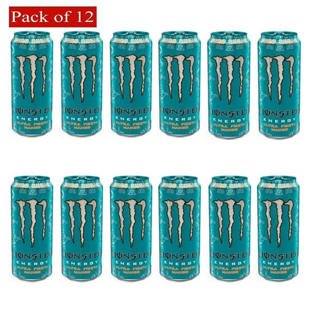 Monster Energy Ultra Fiesta Mango, 473ml (Pack of 12) - Walmart.com