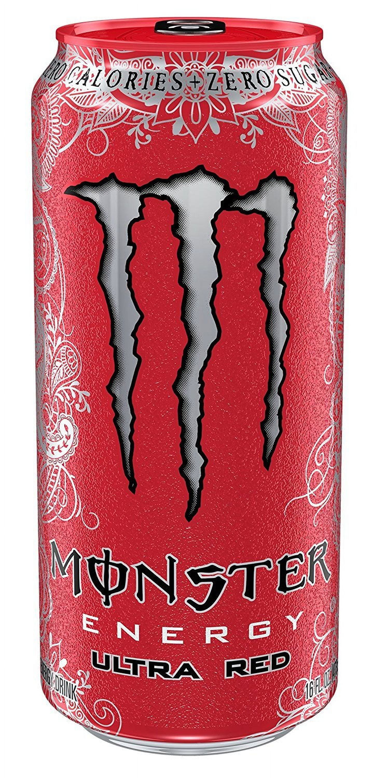 Monster Energy Ultra Red! - 16 Oz Cans - 12 Pack - Walmart.com