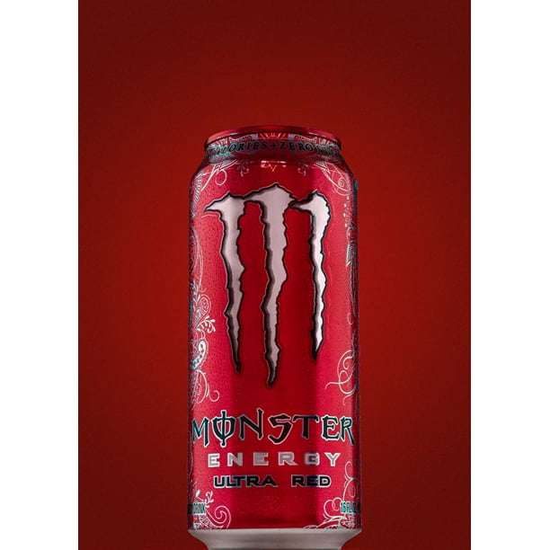 Monster Energy Ultra Red! - 16 Oz Cans - 12 Pack - Walmart Business ...
