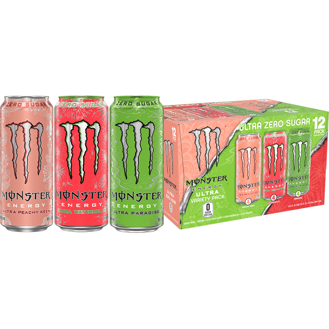 Monster Energy, Ultra Variety Pack, Ultra Watermelon, Ultra Paradise ...